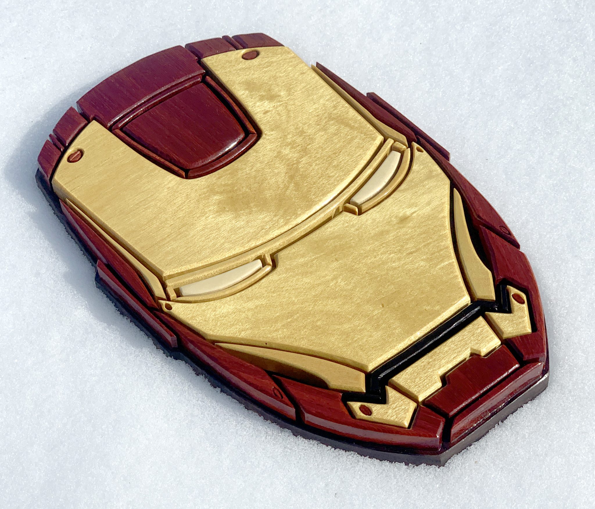 Ironman Wooden Art - Laughing Mantis Studio